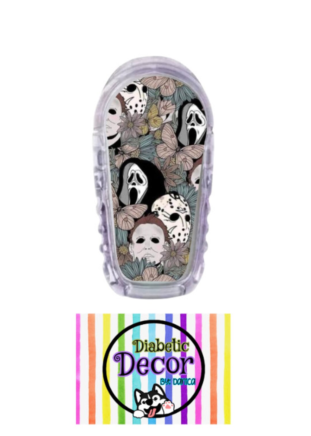 G6/ Horror 2.0 Single Sticker / Dexcom G6 Stickers, Diabetes Stickers ...