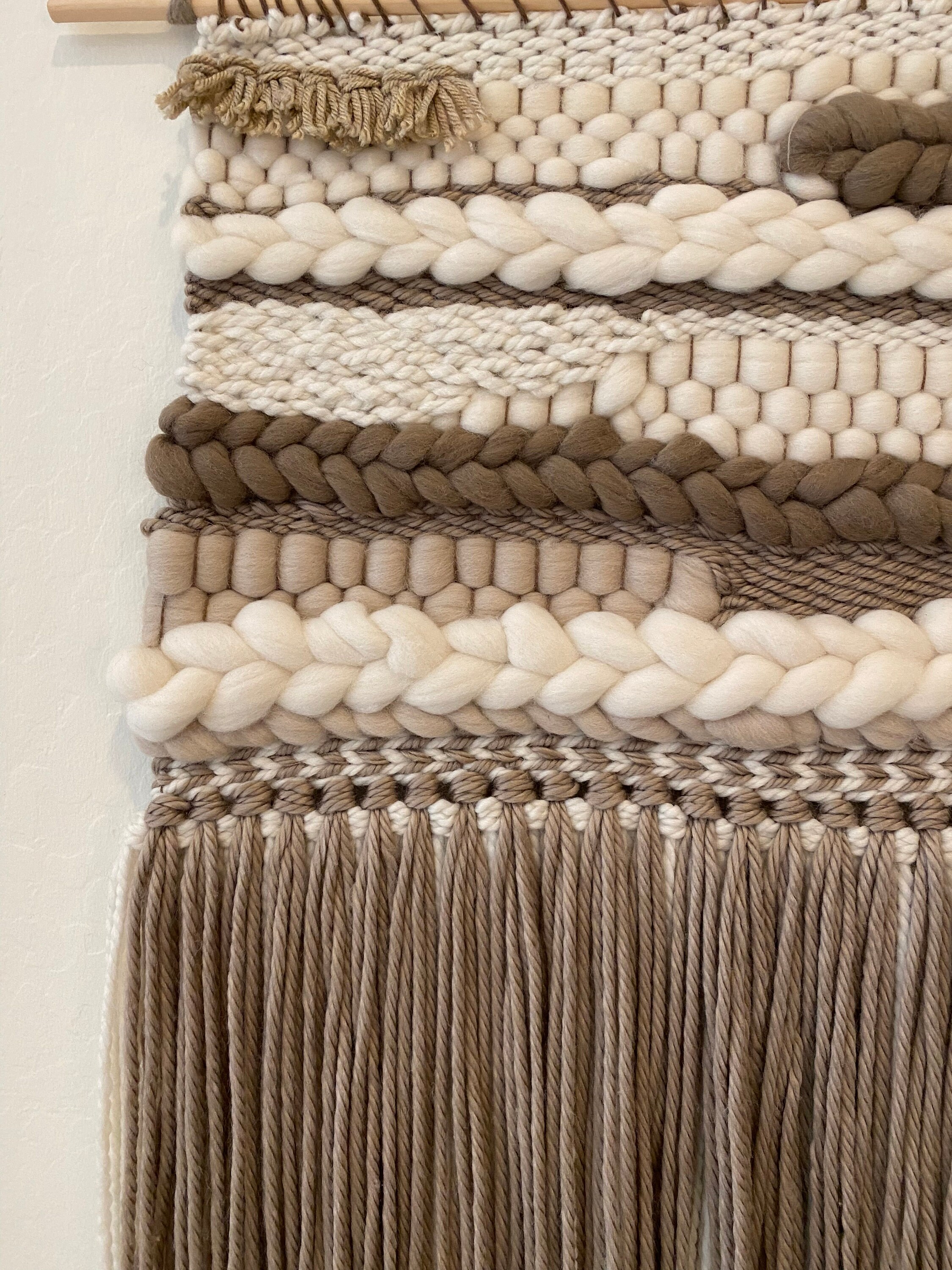 Loom Weaving, Modern Weaving, Woven Home Decor, Woven Artist, Woven ...