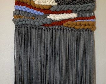 Woven Wall Hanging, Handwoven Tapestry, Fiber Art, Custom Weaving ...