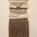 Woven Wall Hanging, Handwoven Tapestry, Fiber Art, Custom Weaving ...