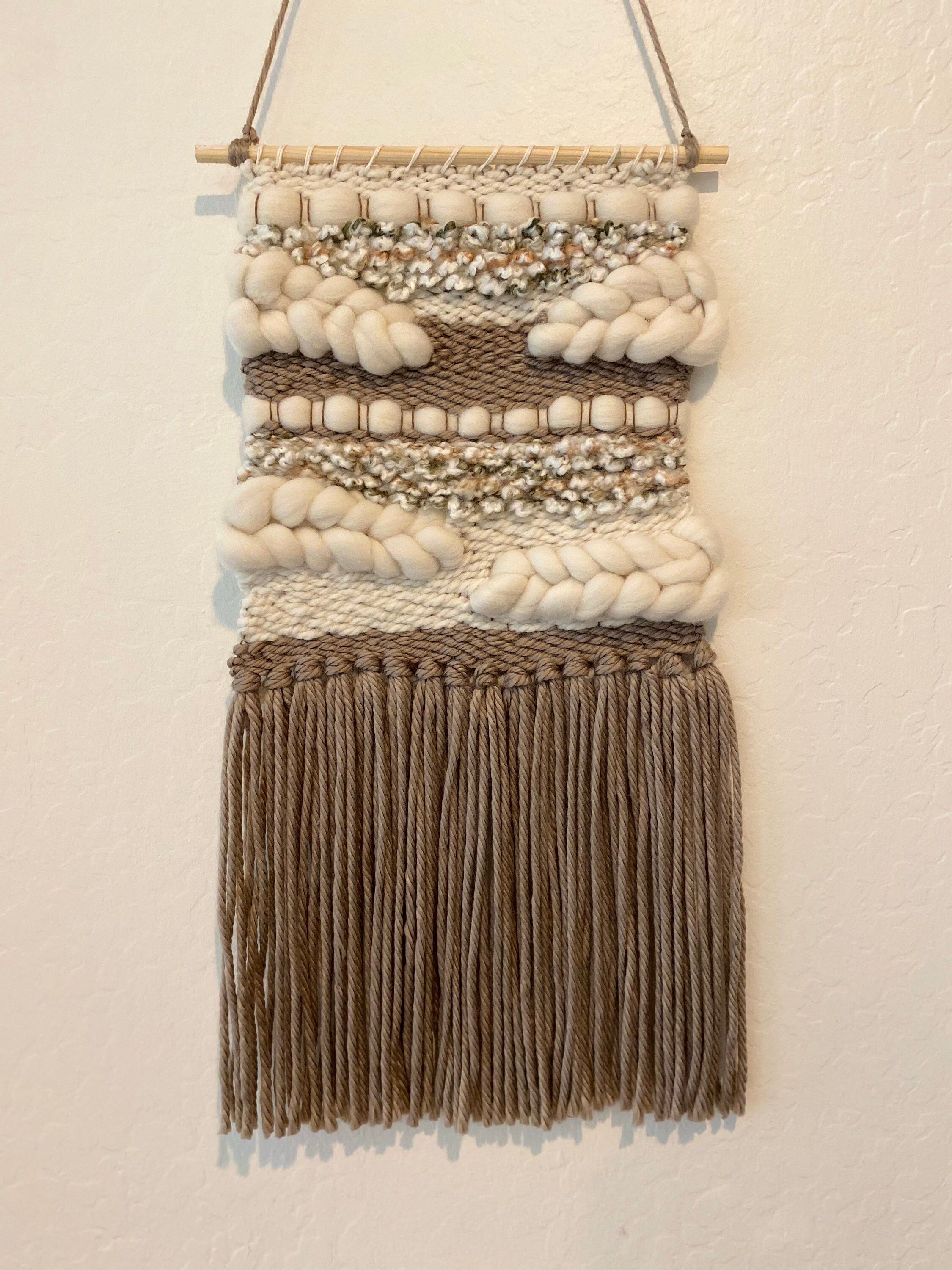 Woven Wall Hanging, Handwoven Tapestry, Fiber Art, Custom Weaving ...