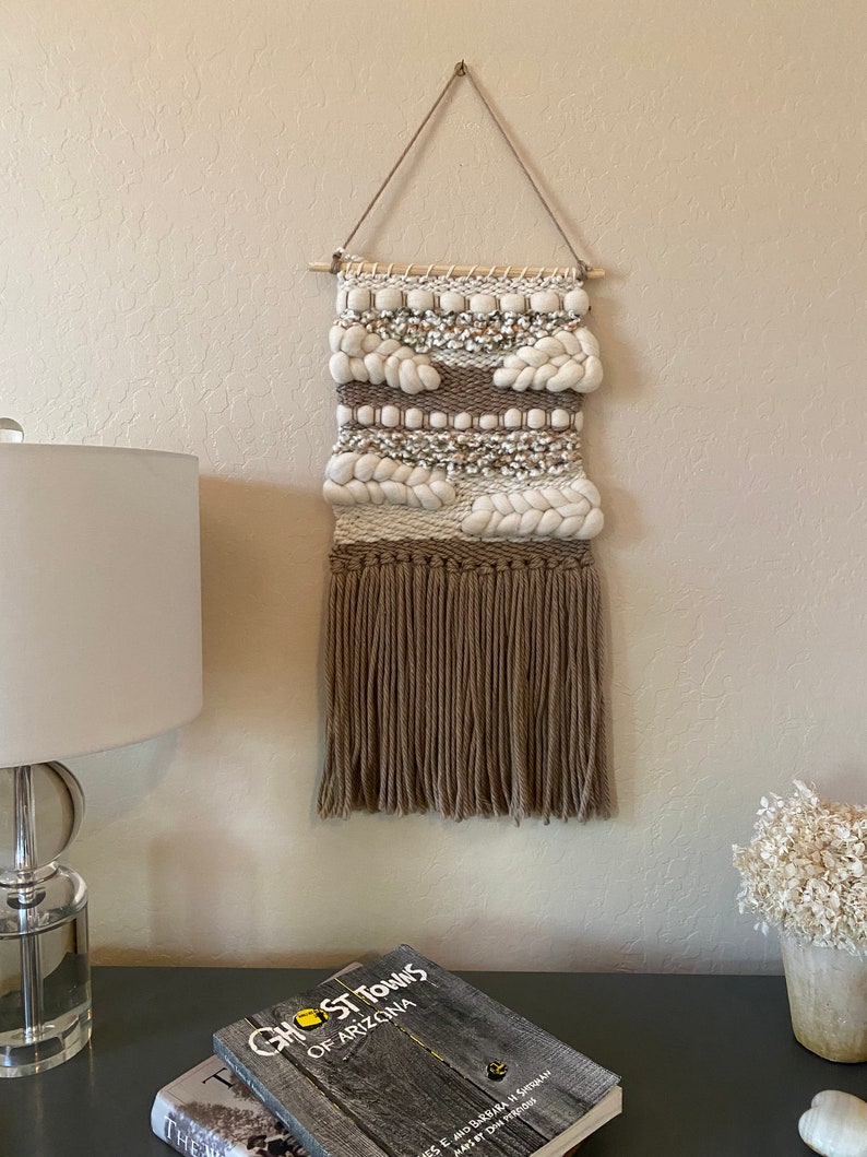 Woven Wall Hanging, Handwoven Tapestry, Fiber Art, Custom Weaving ...