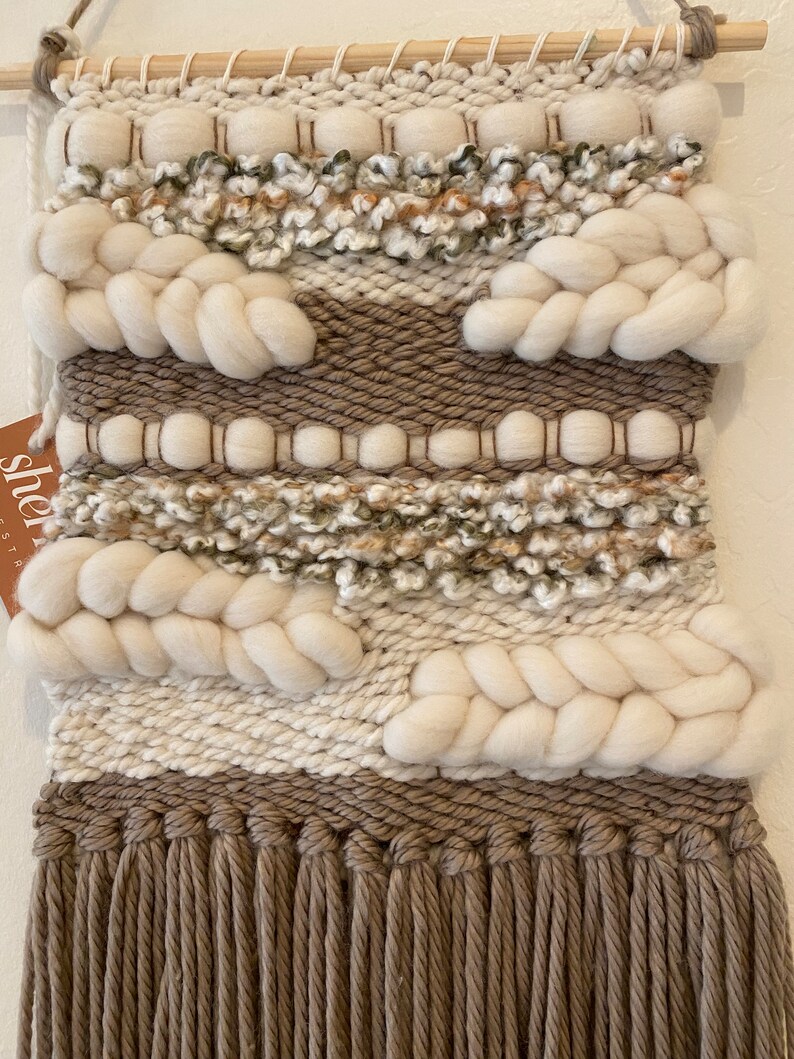 Woven Wall Hanging, Handwoven Tapestry, Fiber Art, Custom Weaving ...