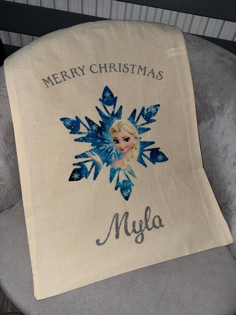Stitch Elsa Frozen Bluey Dog Personalised Santa Sack - Etsy UK