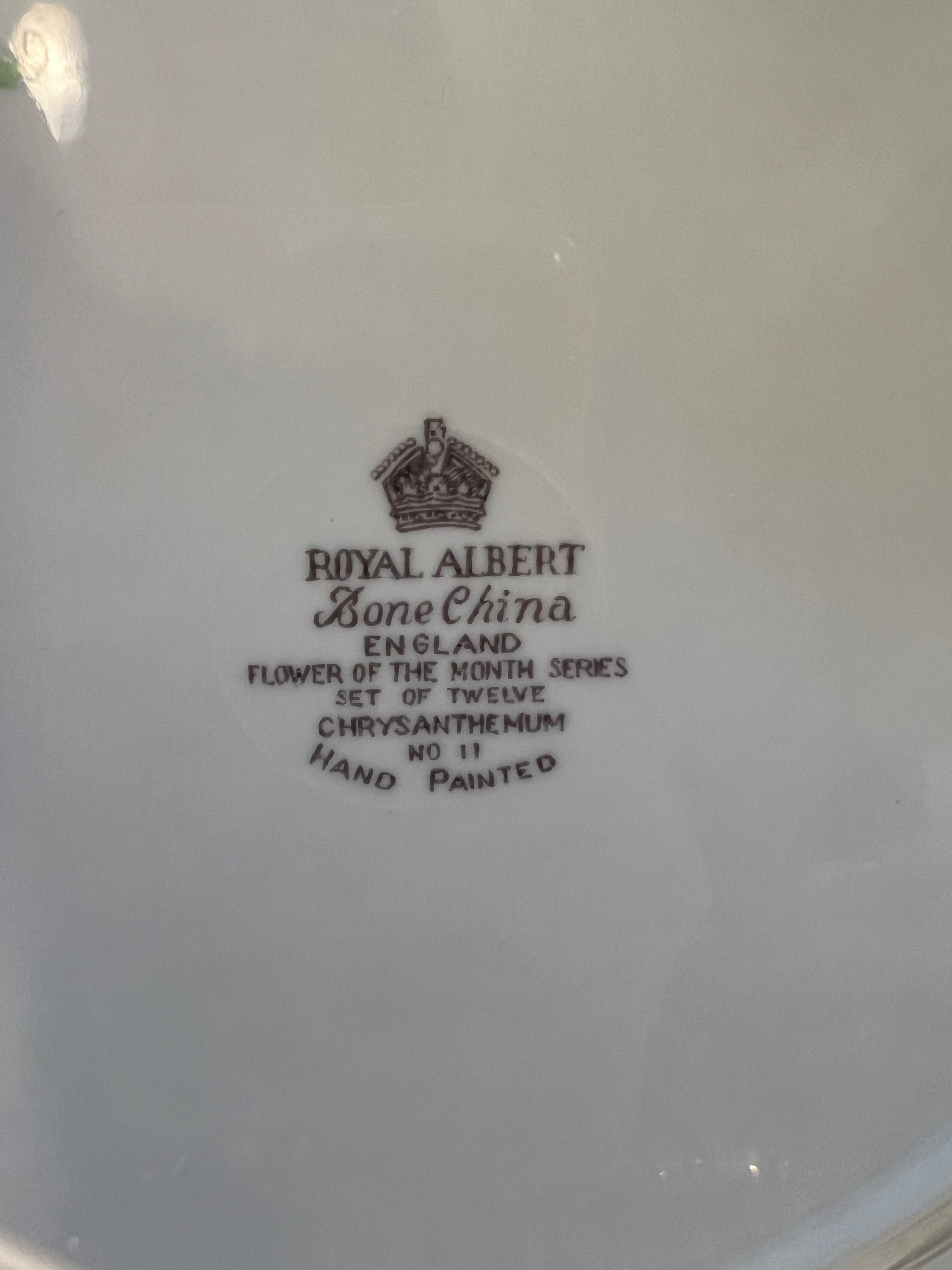 Royal Albert Flower of the Month Dessert Plates - Etsy