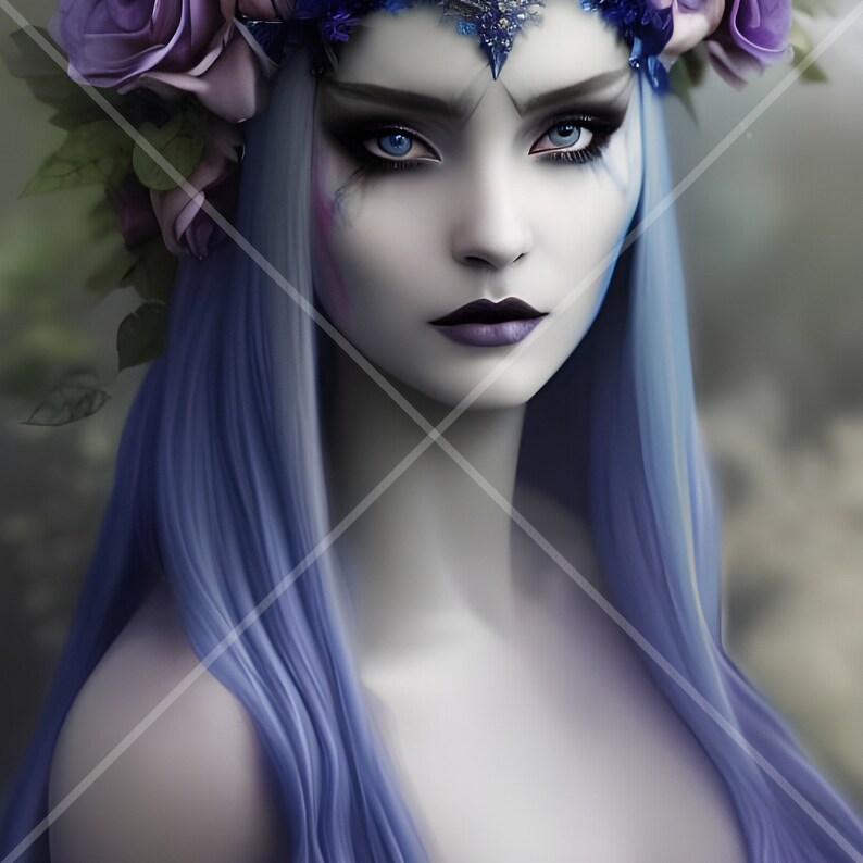 Dark Fae Digital Download AI Art Print, Printable, Image, Digital Art ...
