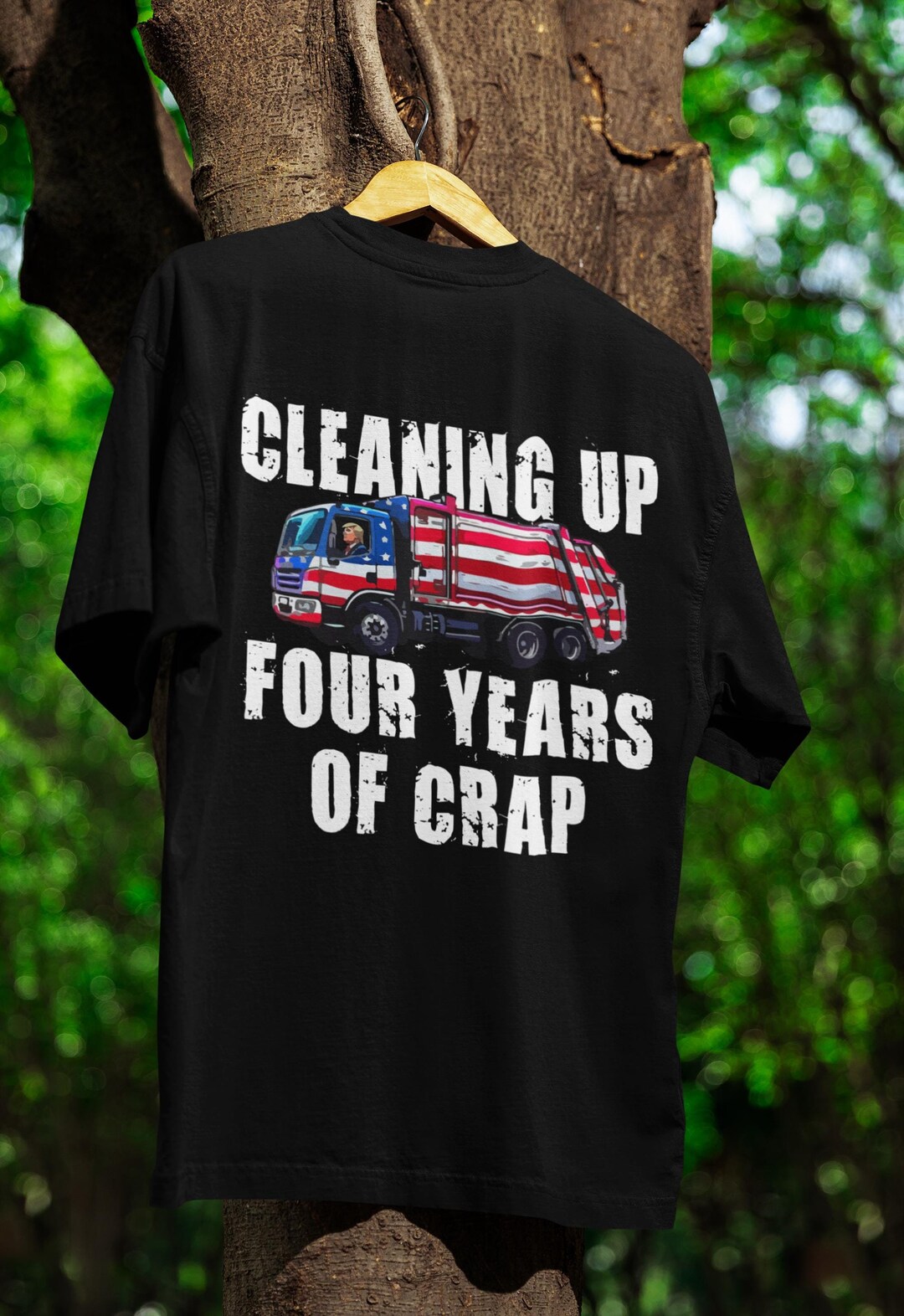 Funny Trump Garbage Truck SVG PNG: Cleaning up 4 Years (digital File ...