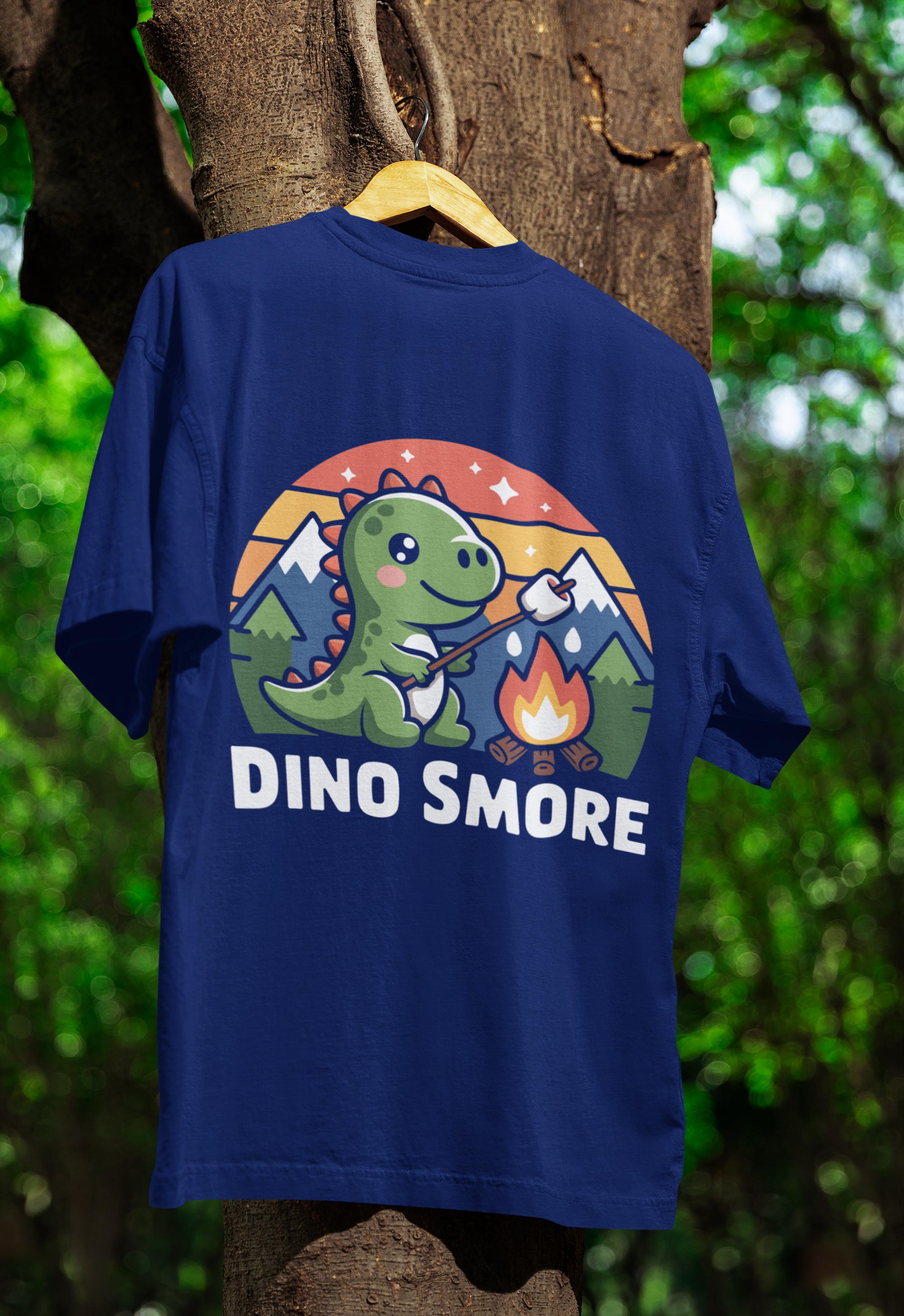 Dino Smore Png Svg, Funny Camping Dinosaur Png Svg, Camper Campfire Png ...