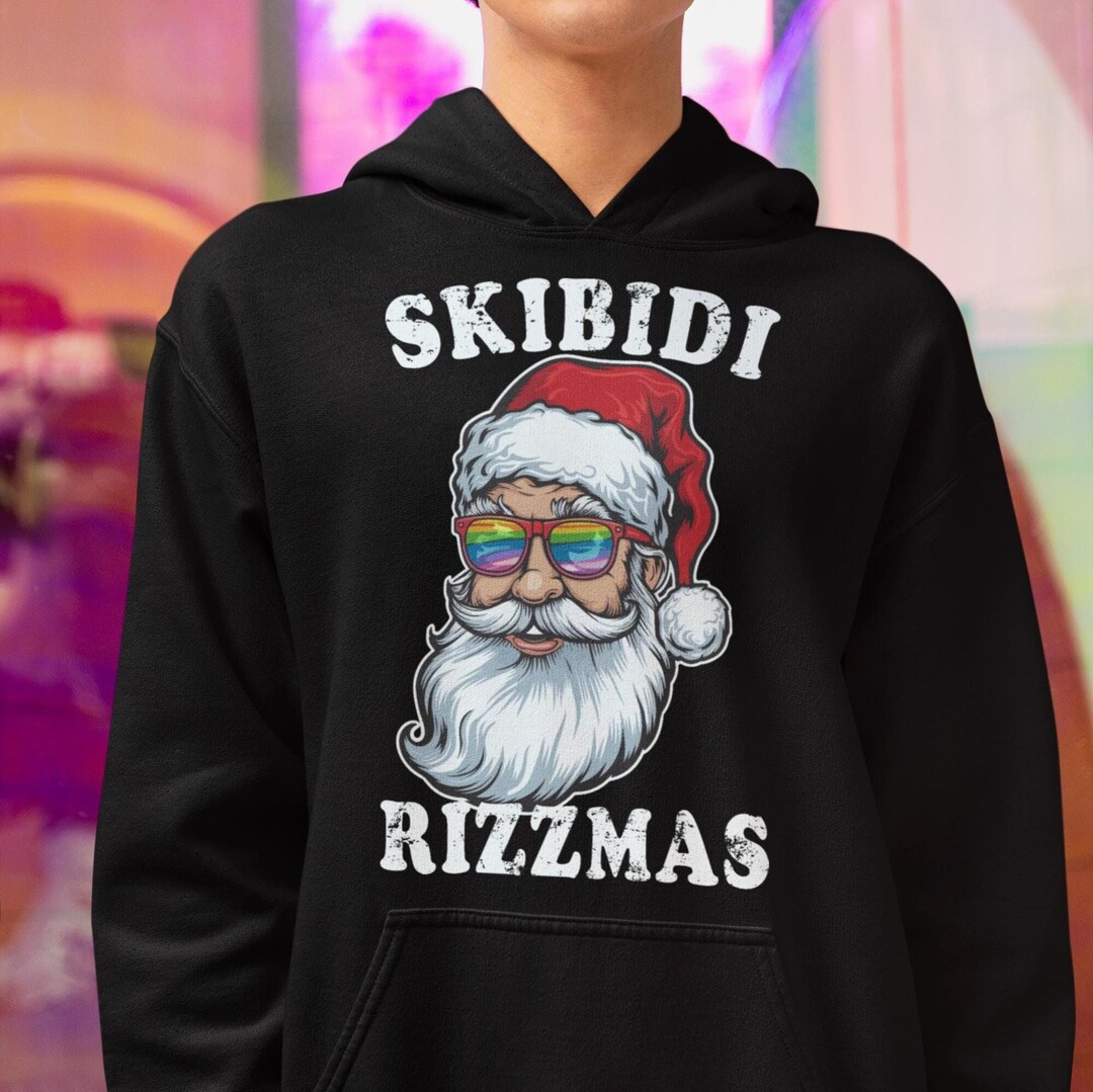 Skibidi Rizzmas PNG Jpg Eps, Rizz the Season Skibidi Rizzmas Christmas ...