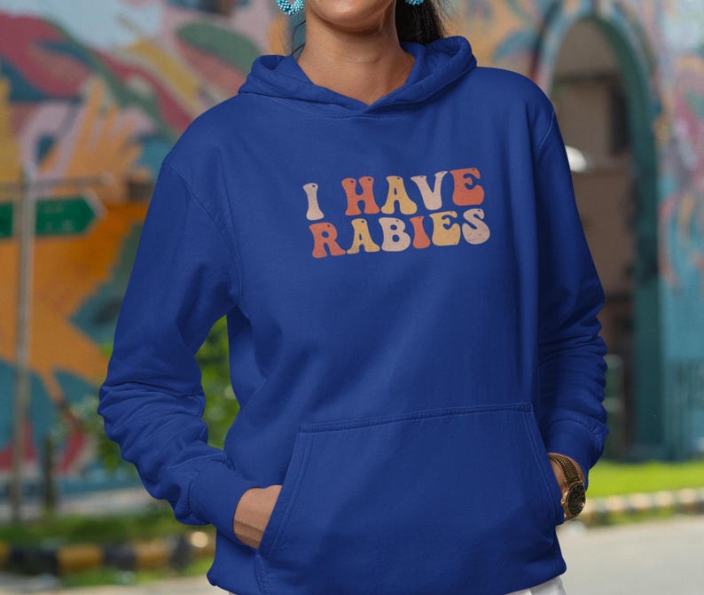 I Have Rabies Png Jpg, Funny Retro Vintage I Have Rabies Apparels Png ...