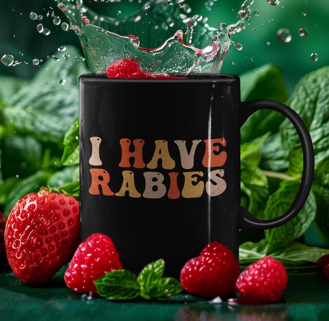 I Have Rabies Png Jpg, Funny Retro Vintage I Have Rabies Apparels Png ...