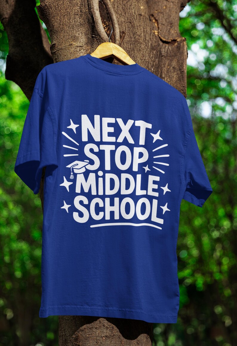 Next Stop Middle School Png Svg, 5th Grade Graduation Last Png Svg ...