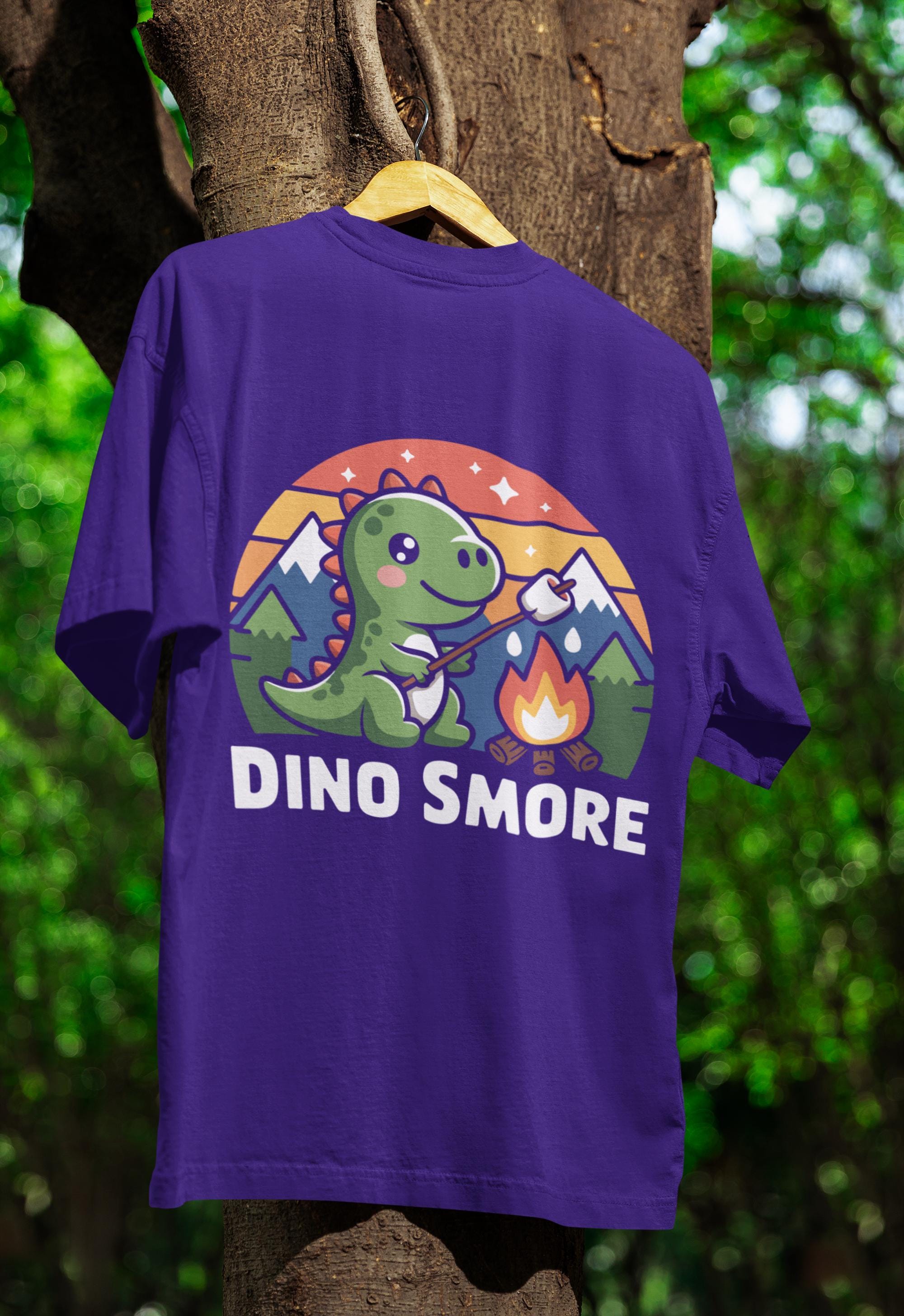 Dino Smore Png Svg, Funny Camping Dinosaur Png Svg, Camper Campfire Png ...