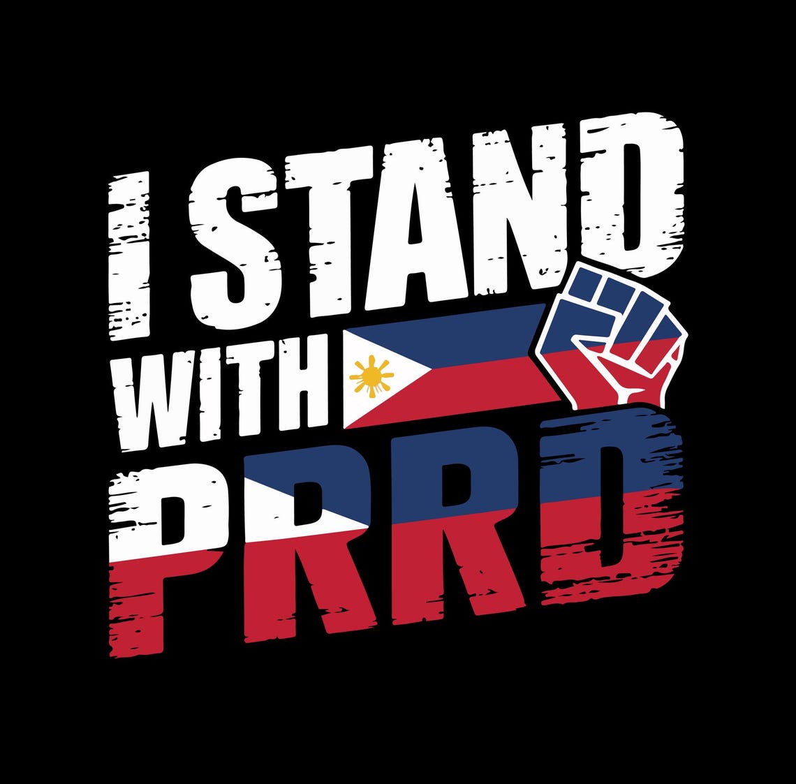 I Stand With PRRD Png Svg Eps, Pinoy Pride Resistance Png Svg Eps ...