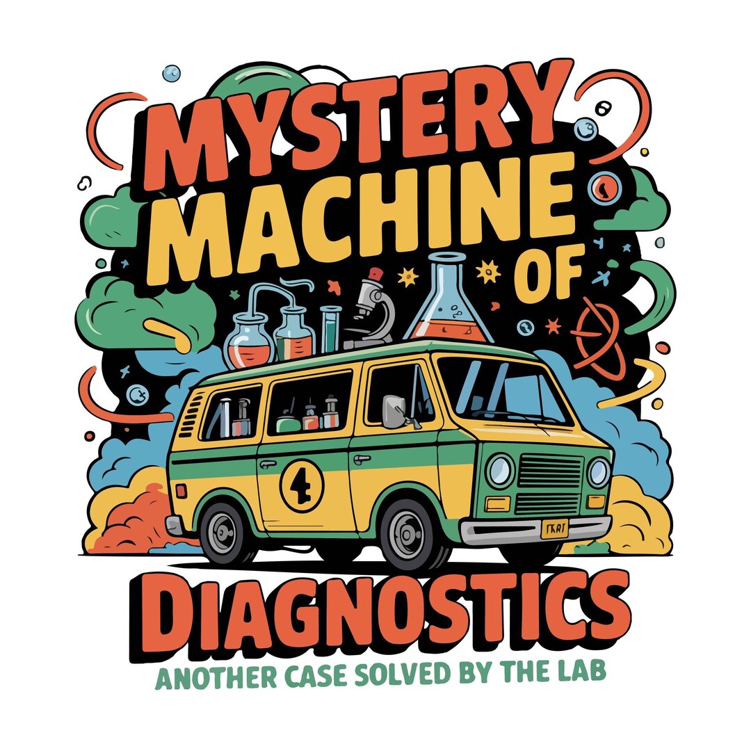 Lab Week 2025 Mystery Machine of Diagnostics PNG, Lab Week 2025 Mystery ...