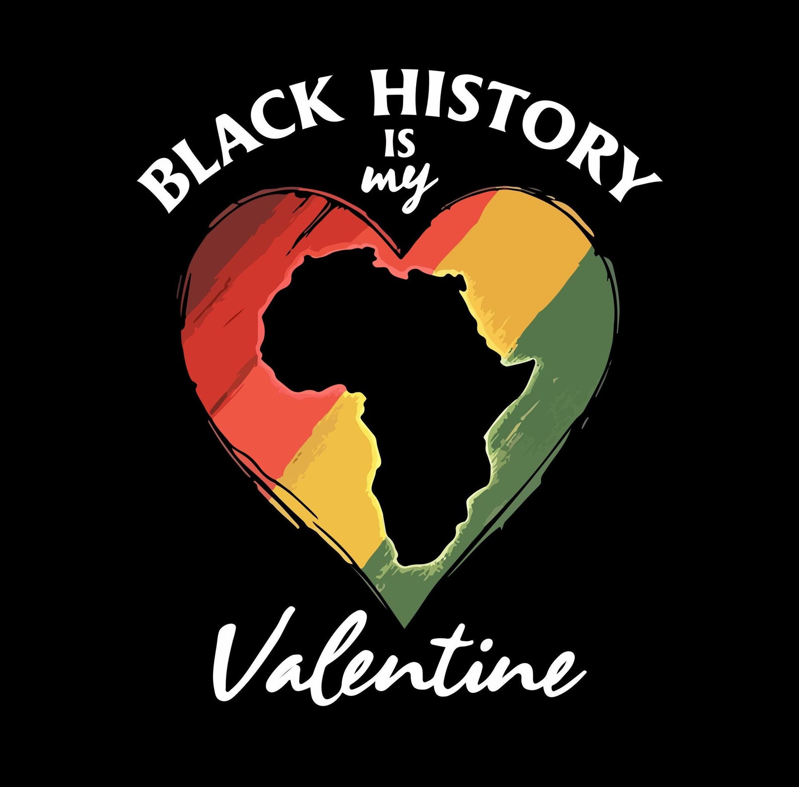 Black History is My Valentine Png Svg Eps, Black History Month Png Svg ...