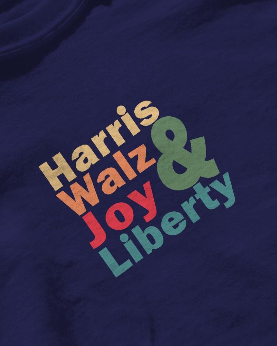 Retro 2024 Harris Walz Joy Liberty Svg Png Jpg Eps, Political Campaign ...