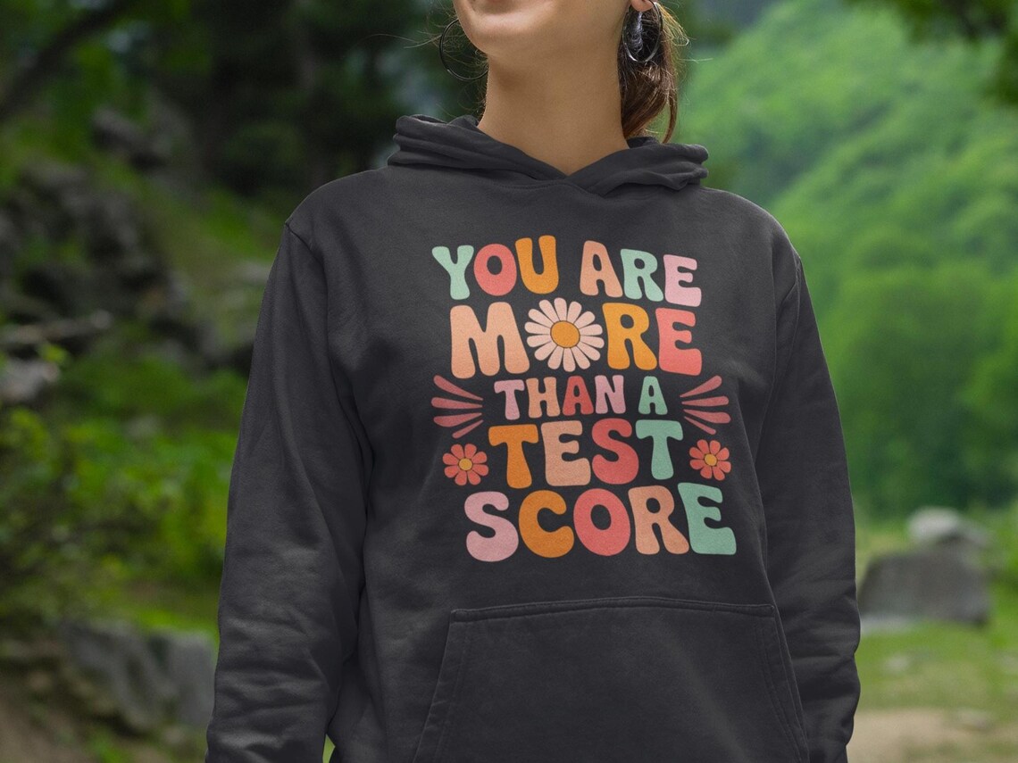 You Are More Than a Test Score Png Svg, Test Day Teacher Png Svg, Test ...