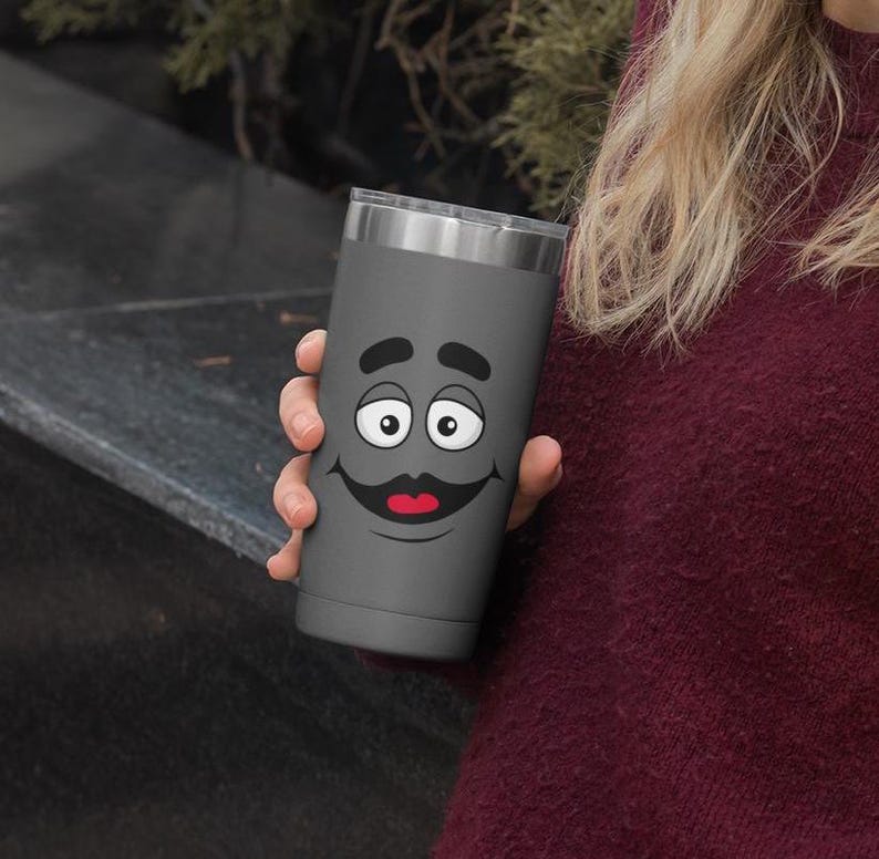 Funny Grimace Face Svg: Cartoon Halloween Design (digital File) - Etsy