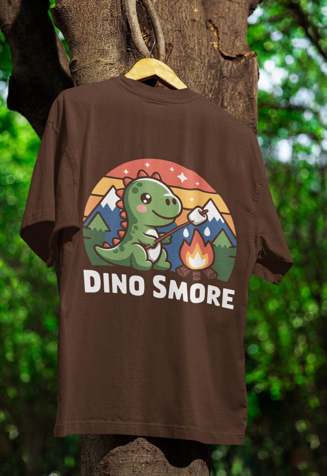 Dino Smore Png Svg, Funny Camping Dinosaur Png Svg, Camper Campfire Png ...