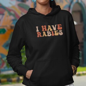 I Have Rabies Png Jpg, Funny Retro Vintage I Have Rabies Apparels Png ...