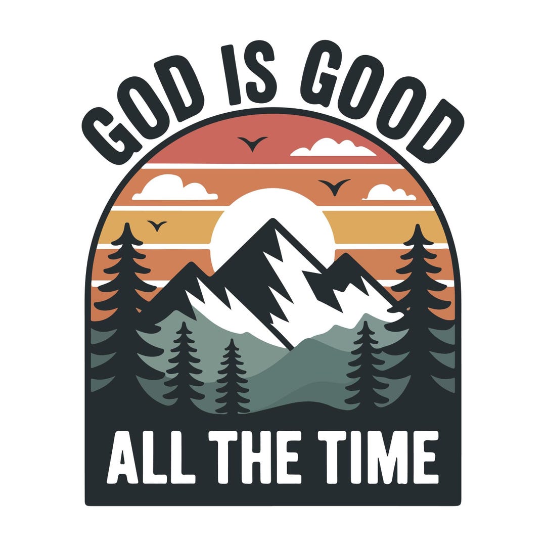 God is Good PNG: Christian Inspirational Design (digital Download) - Etsy