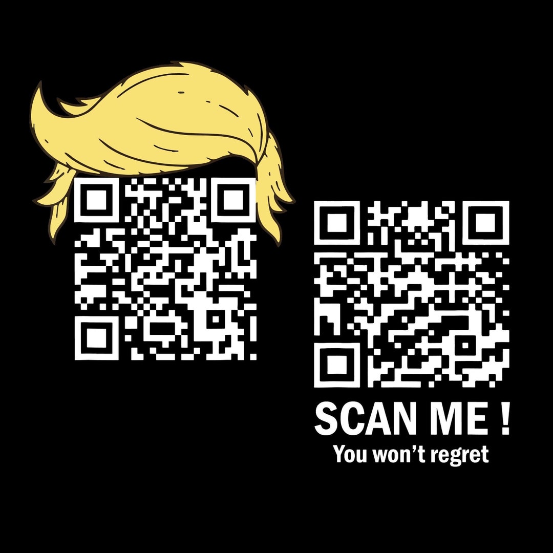 QR President Trump Dance Code Png Svg Jpg Eps, 45/47 Trump Dancing Code ...