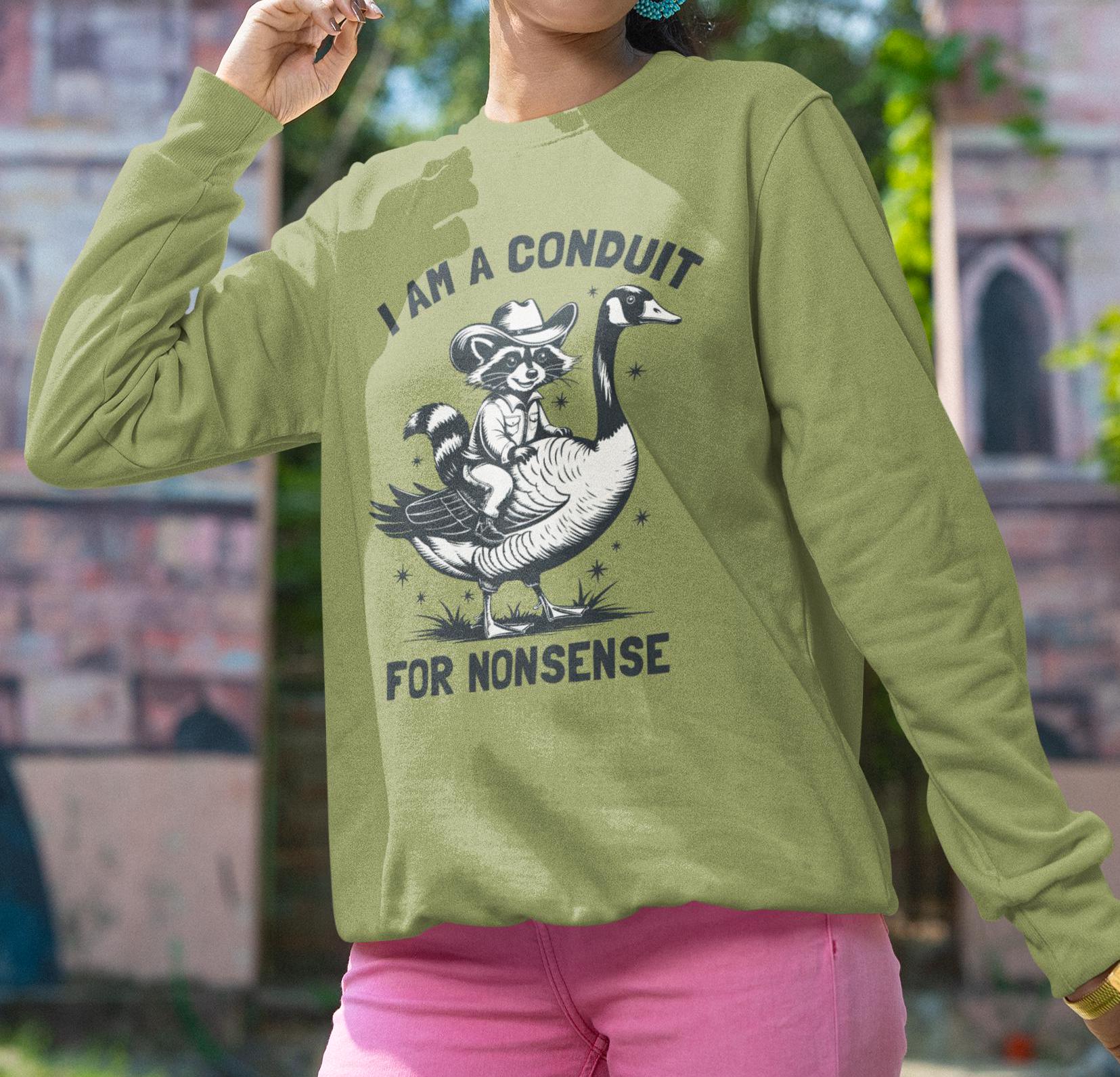 I Am A Conduit for Nonsense Png Svg Jpg Eps, Funny Cowboy Raccoon Meme ...