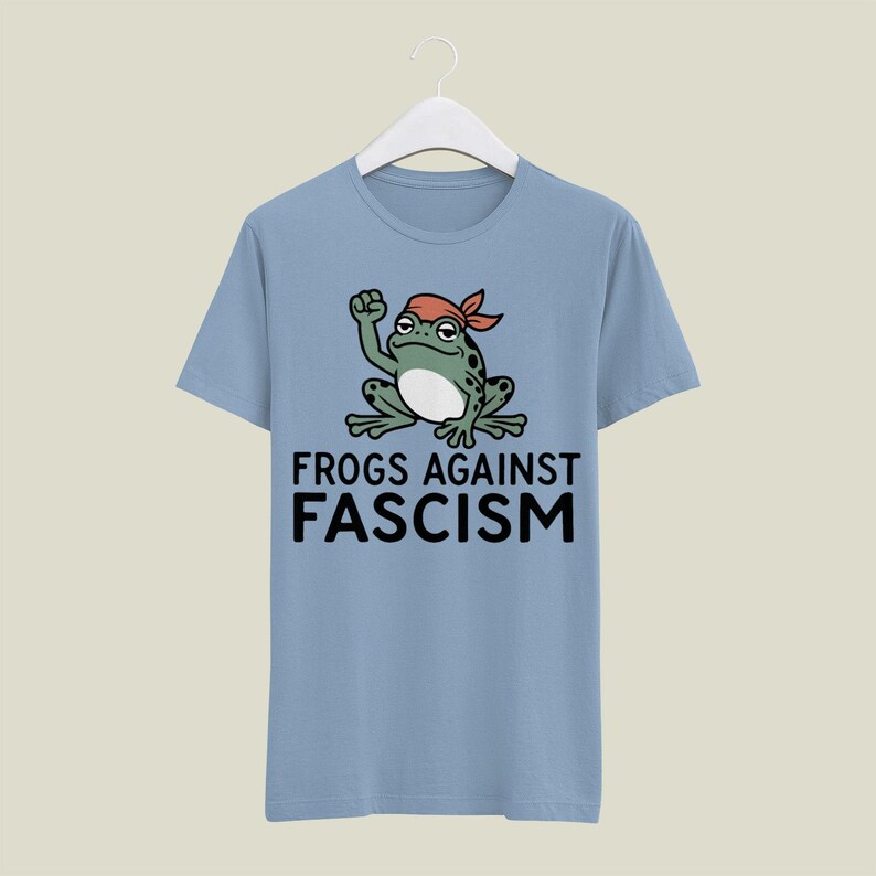 Frogs Against Fascism PNG SVG, Portland Frog Protest, Funny Cute Animal ...