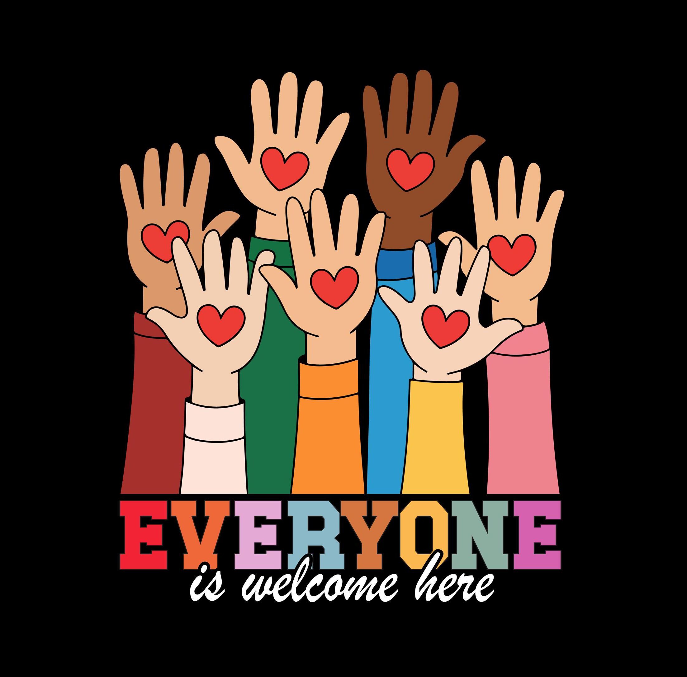 Everyone is Welcome Here Png Svg Eps, Idaho Teacher Png Svg Eps ...