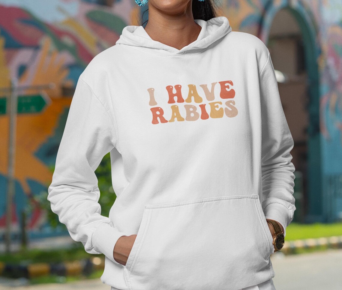 I Have Rabies Png Jpg, Funny Retro Vintage I Have Rabies Apparels Png ...