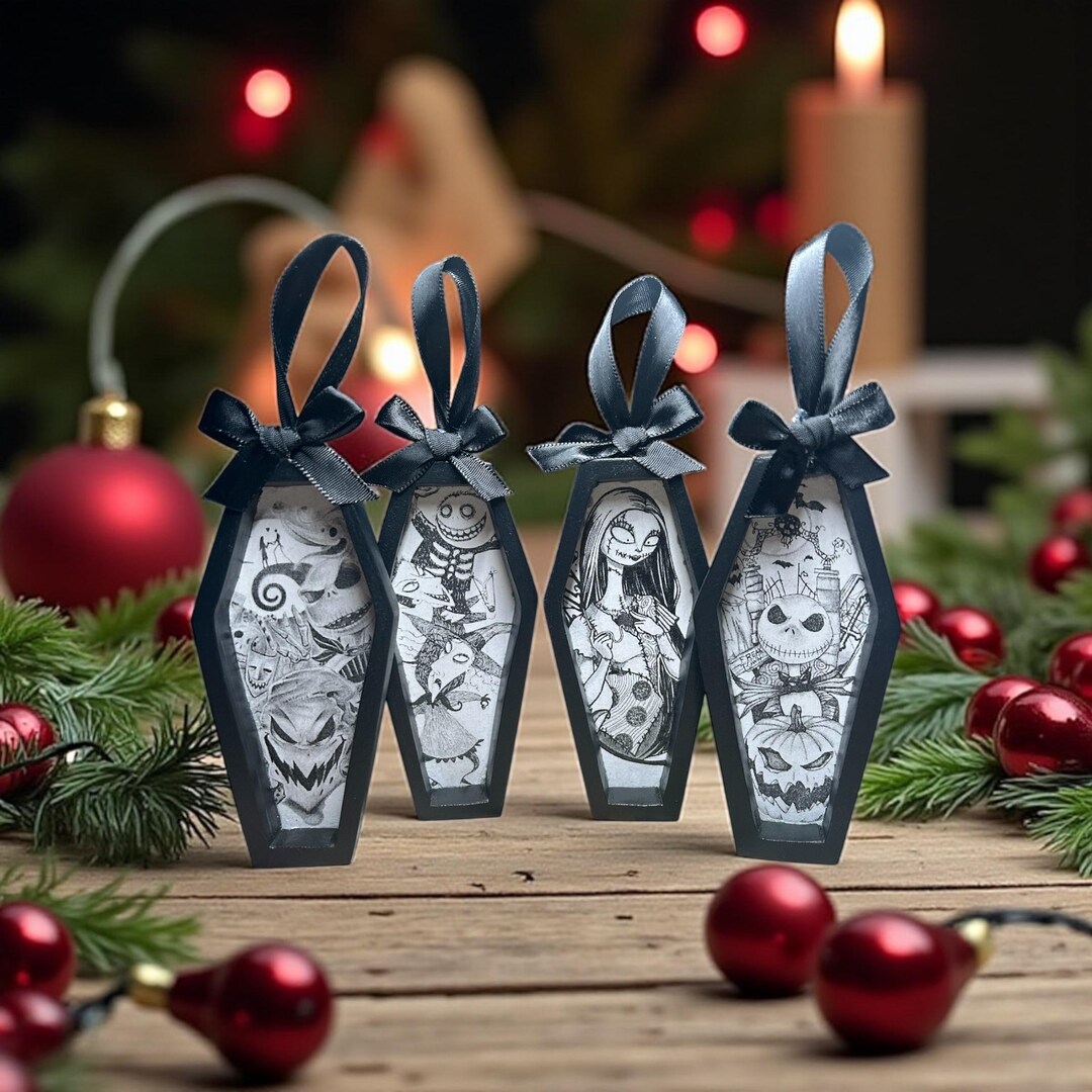Nightmare Before Christmas Tree Ornaments, Set of 3, Pick and Choose ...