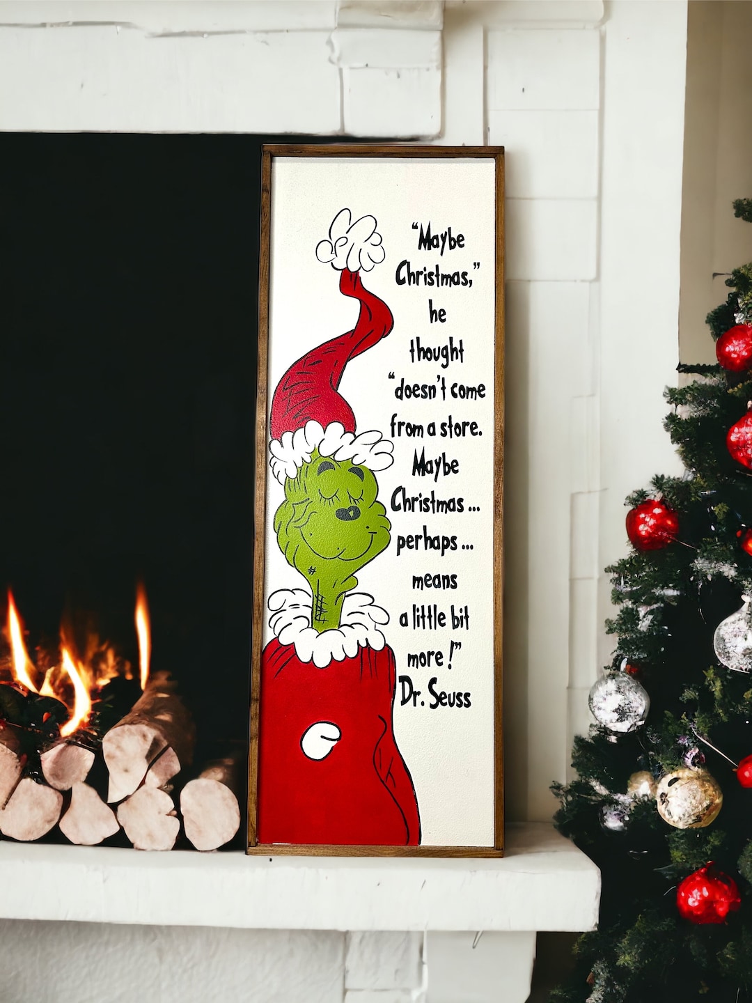 Handmade Grinch Sign - Etsy