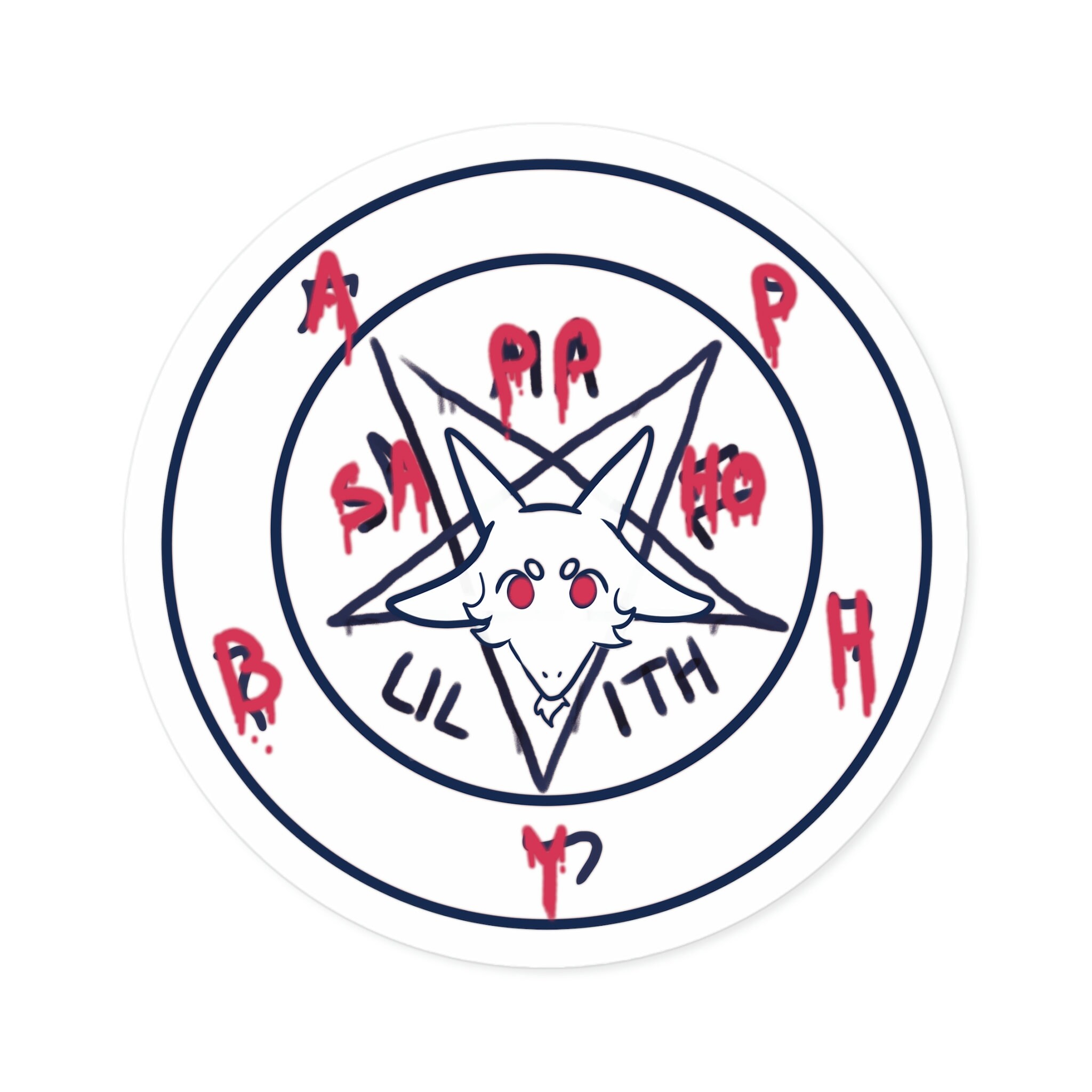 Sigil of Baphy Sticker - Etsy