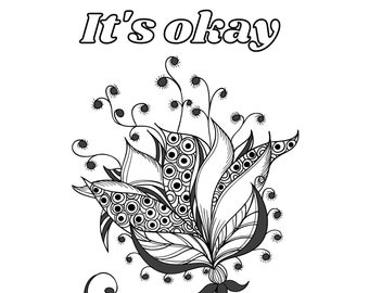 Happiness Coloring Page - Etsy