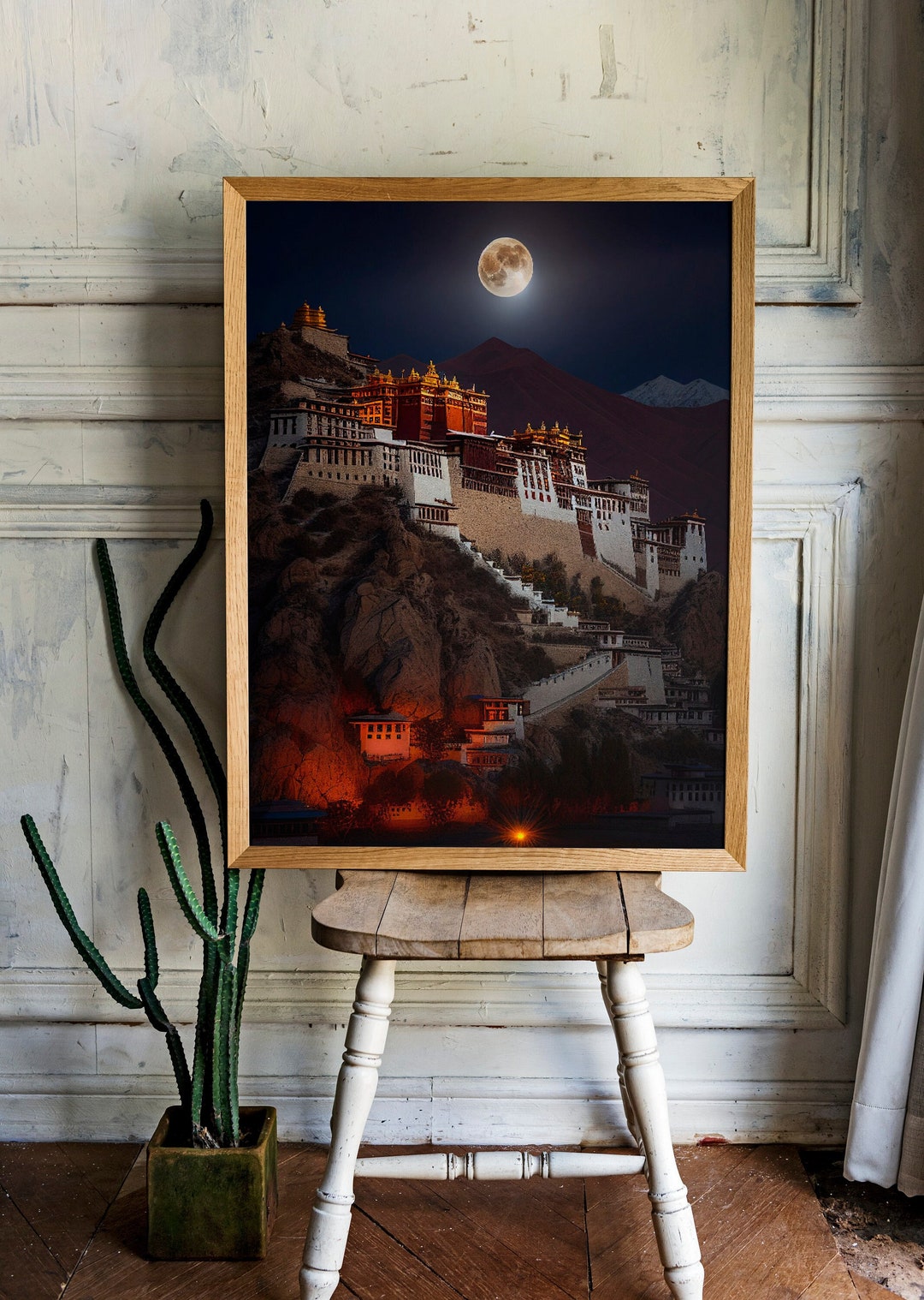 The Radiance of Potala Palace/ Poster/oil Painting/ Wall Art Print ...