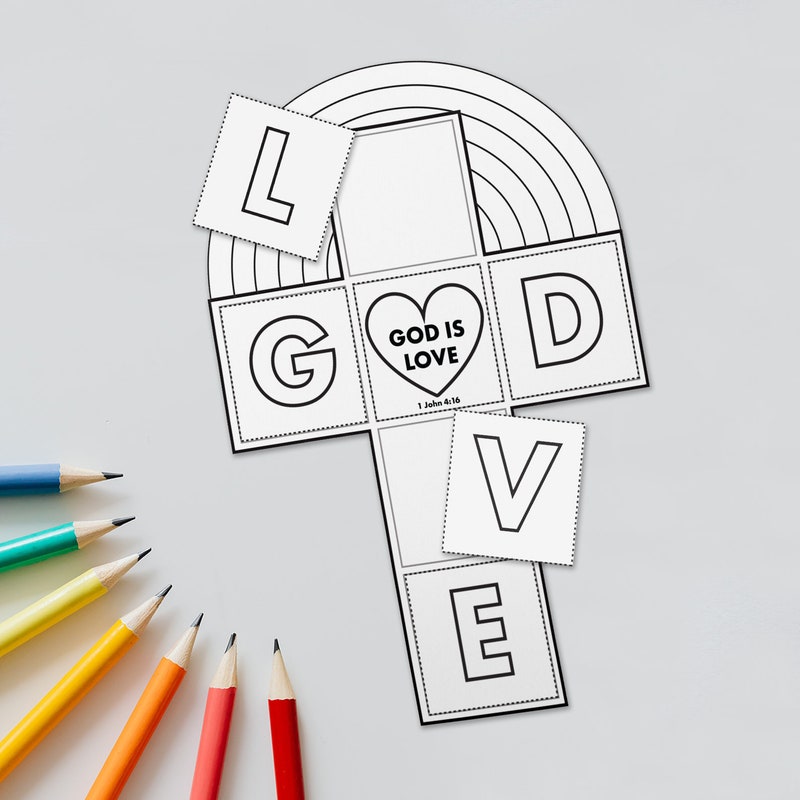 Kids Crafts on God's Love - Etsy