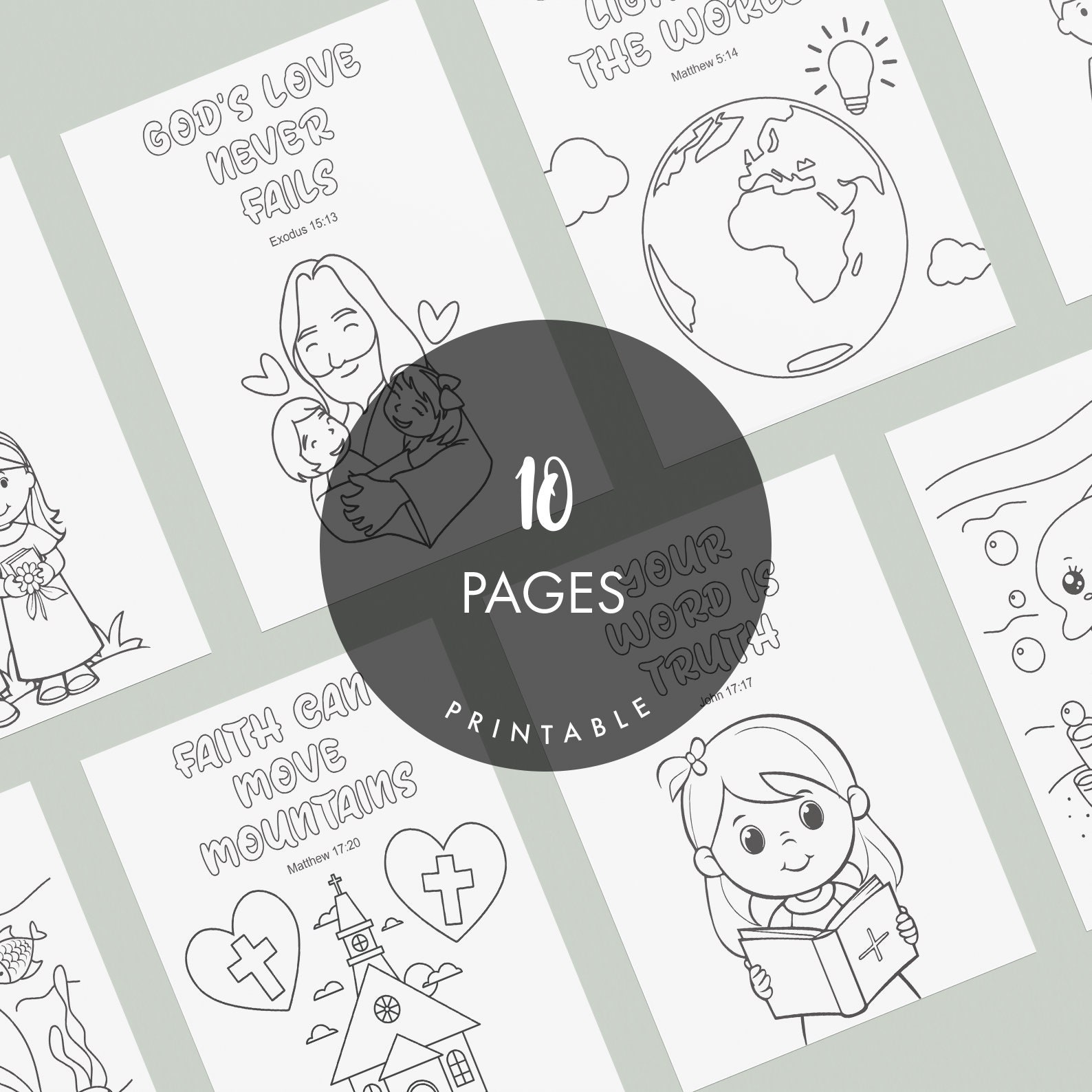 Sunday School Coloring Pages, Preschool Bible Verses, Church Activities ...