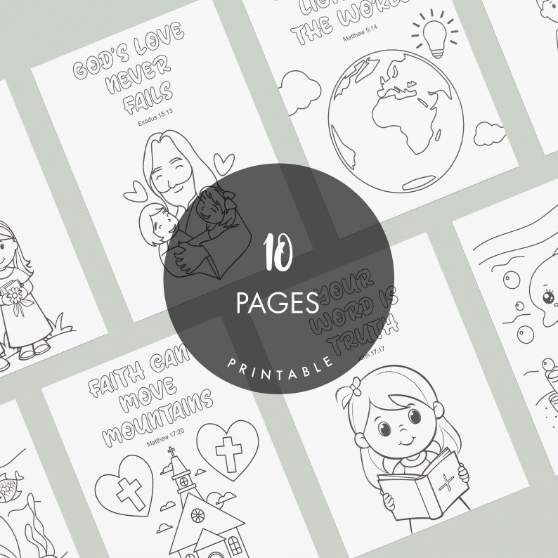 Sunday School Coloring Pages, Preschool Bible Verses, Church Activities ...