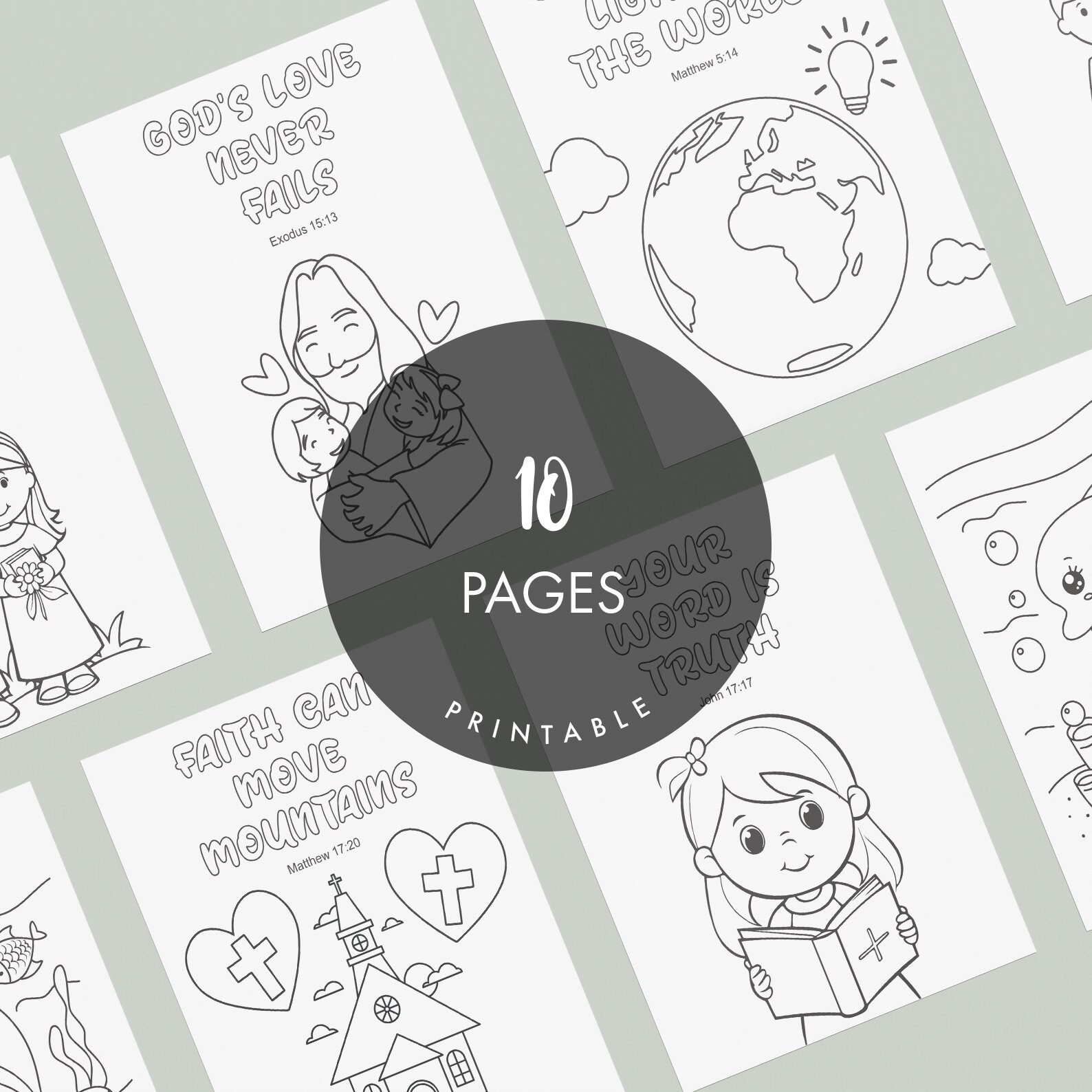 Sunday School Coloring Pages, Preschool Bible Verses, Church Activities ...