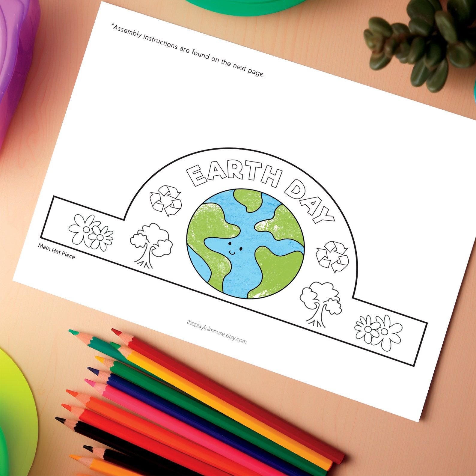 Preschool Graduate Hat Printable Crown, Paper Hat Craft, Preschool ...