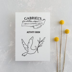 Printable First Communion Activity Booklet First Communion - Etsy