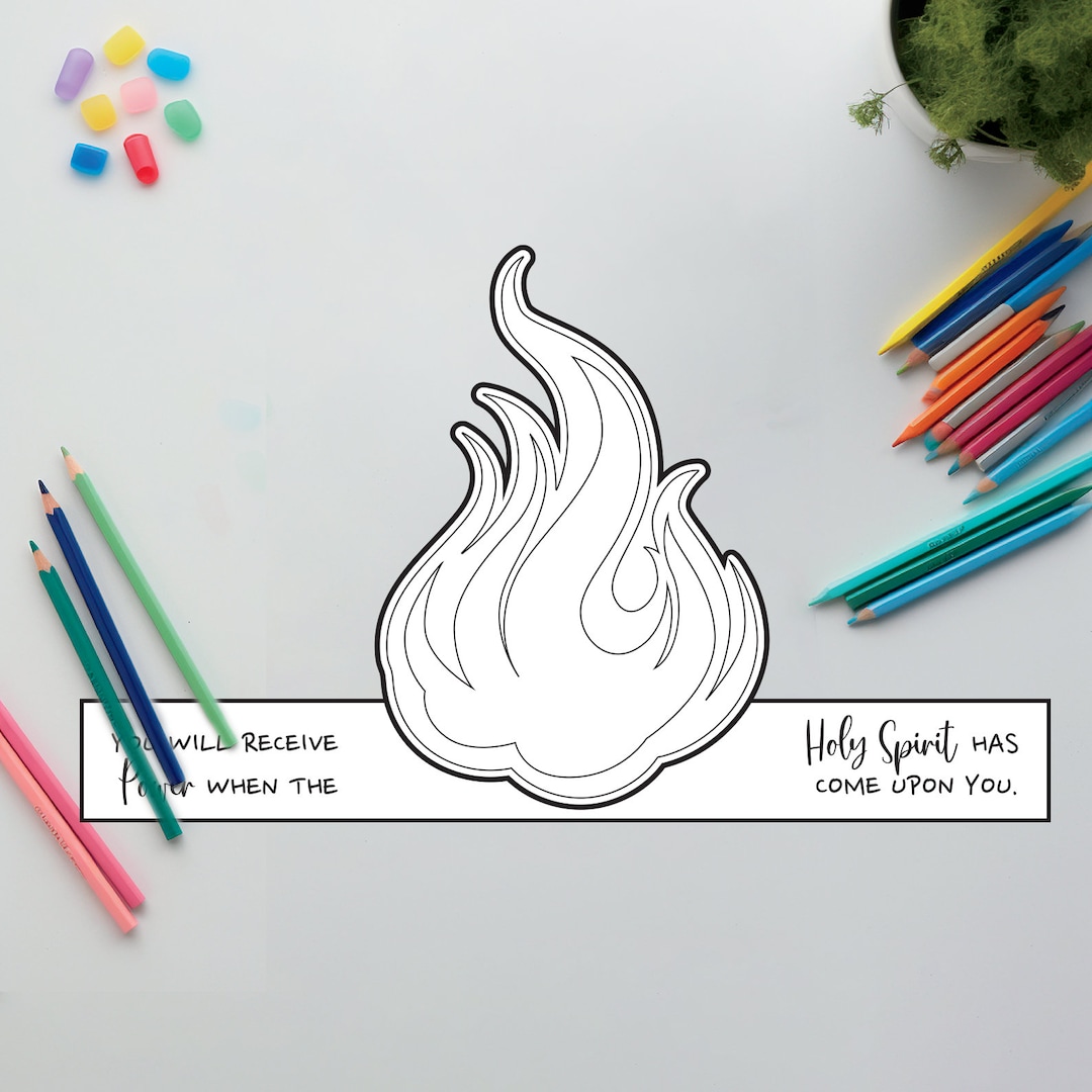 Pentecost Craft Printable Crown, Holy Spirit Hat Craft, Sunday School ...