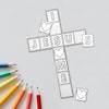 God is Love Craft, Printable God is Love Coloring, Classroom Kids Bible ...