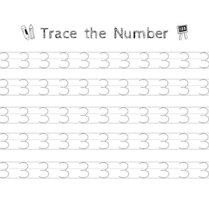 Numbers 0-100 Printable Tracing Worksheet, Numbers, Counting ...