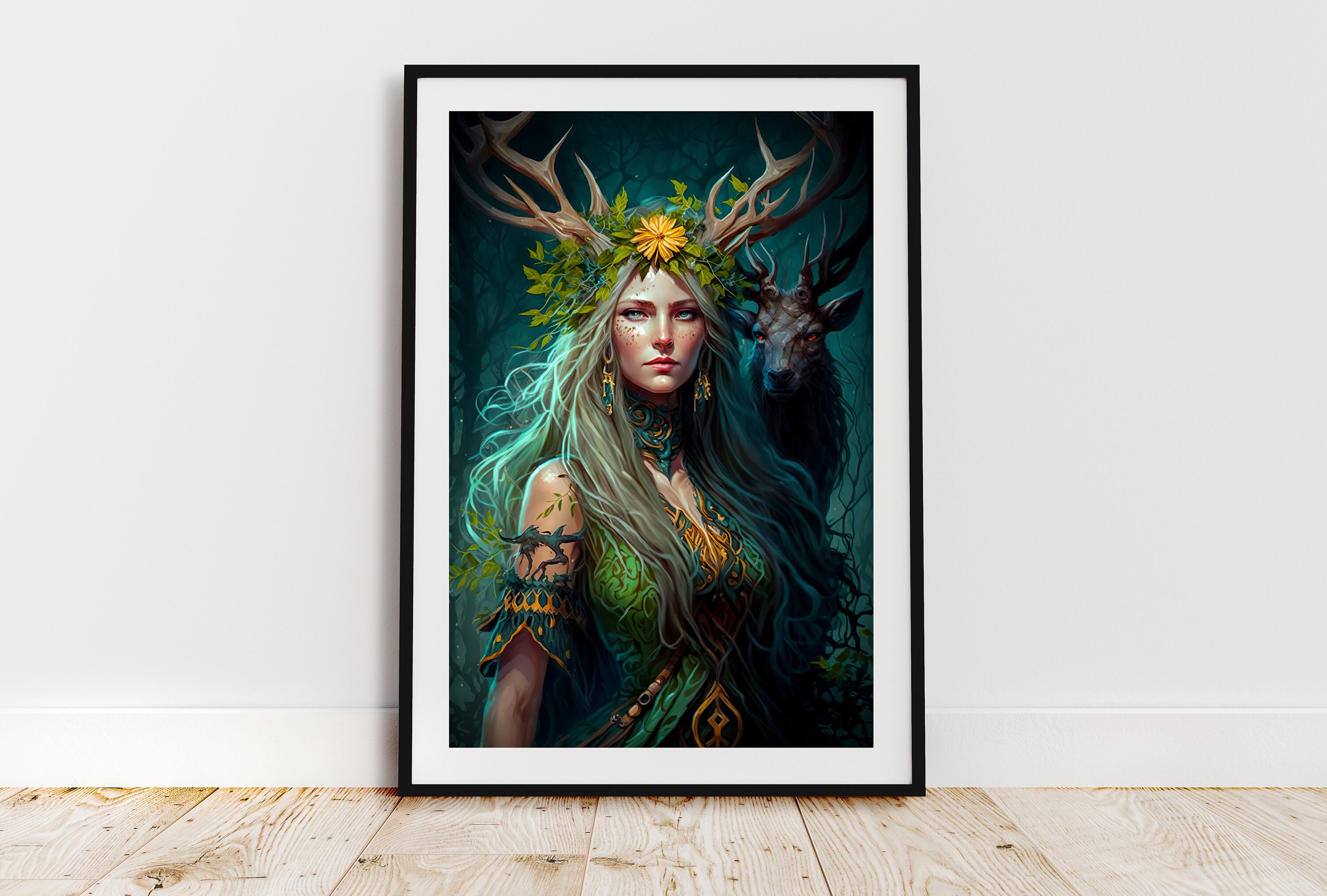 Druid Art Fantasy Art Mythical Art Magical Art Digital - Etsy