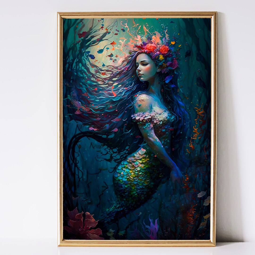 Mermaid Art, Enchanted Forest Art, Fantasy Art, Mythical Art, Magical ...