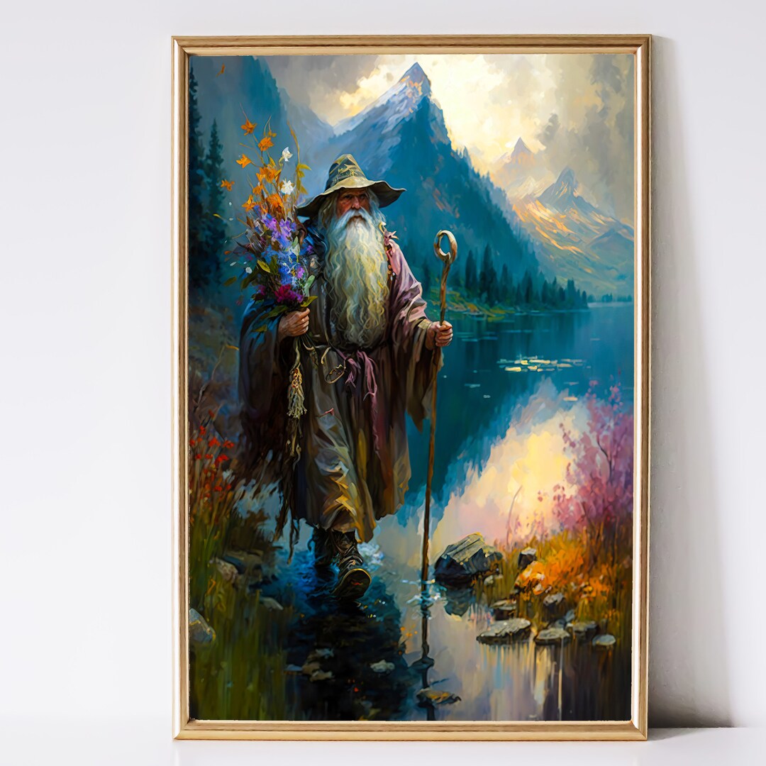 Wizard Art, Fantasy Art, Mythical Art, Magical Art, Digital Download ...