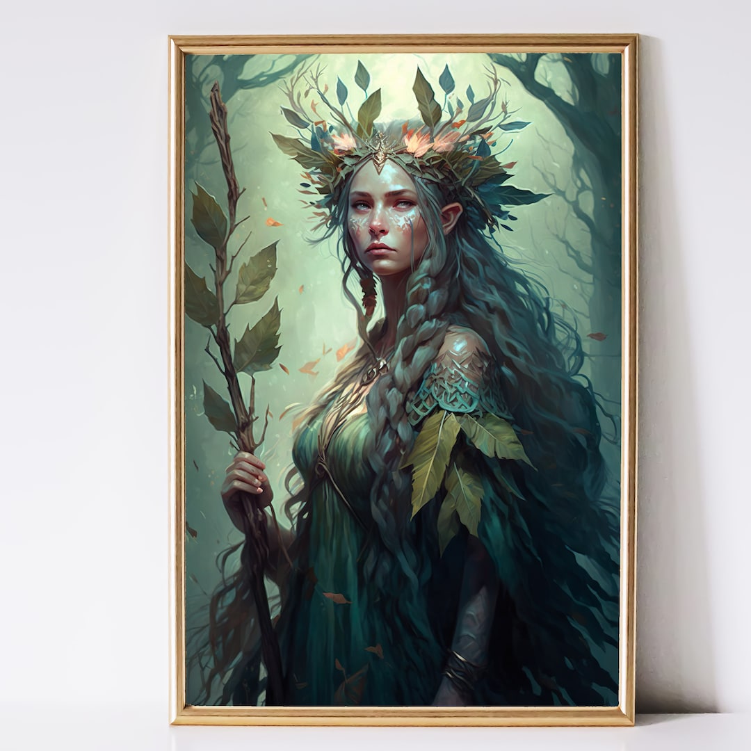 Druid Art, Fantasy Art, Mythical Art, Magical Art, Digital Download ...