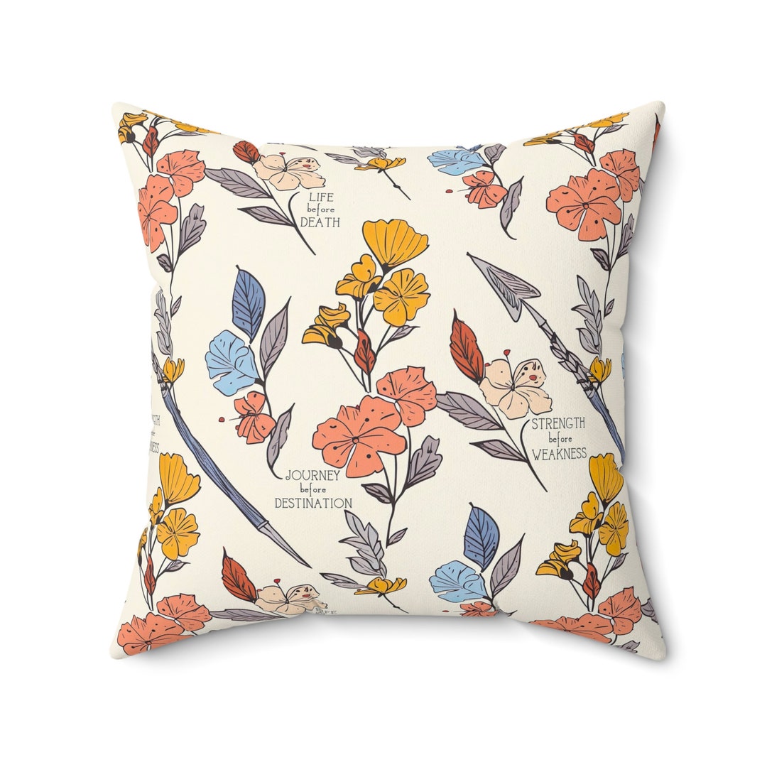 Life Before Death Spun Polyester Square Pillow, Stormlight Archive ...